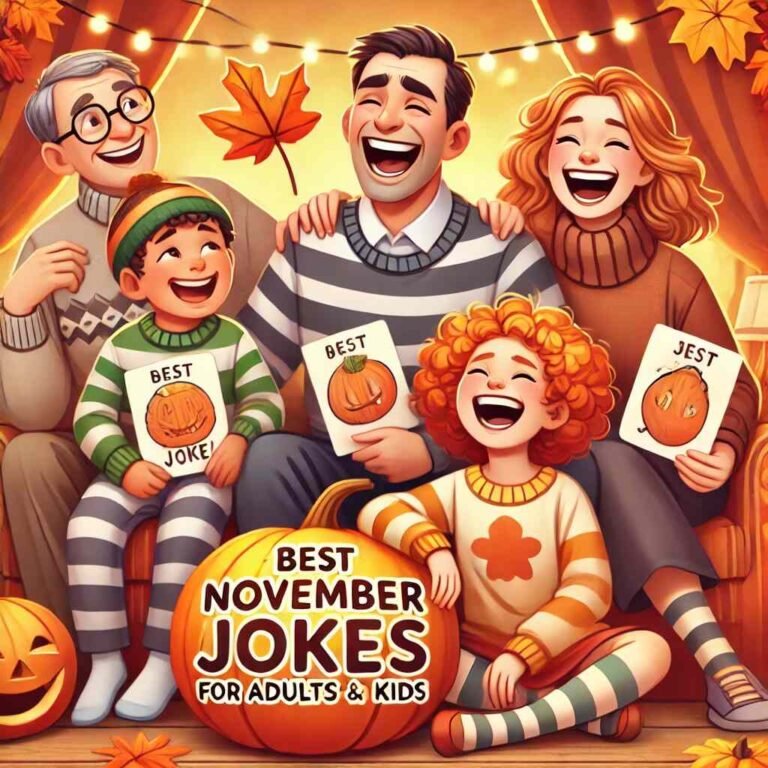 Laugh Through The Chill: 100 Best November Jokes For Adults And Kids ...