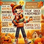 80 Best November Instagram Captions That Are Funny, Clever, and Perfect ...