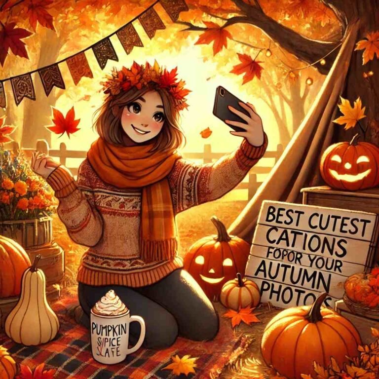 80 Fall Selfie Captions You’ll Want to Steal Right Now"