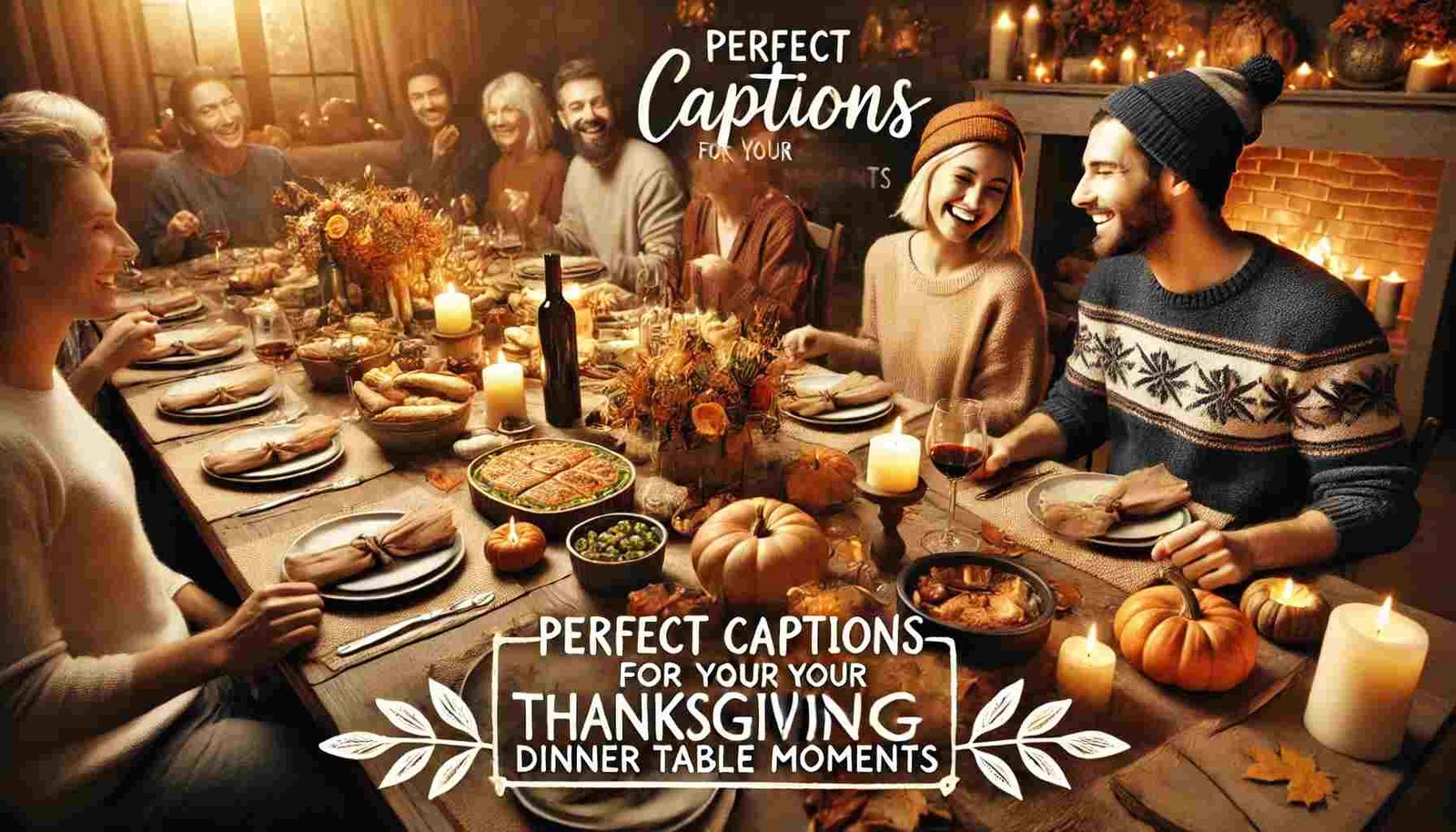 75+ Perfect Thanksgiving Dinner Captions To Savor Every Bite - Holiday ...