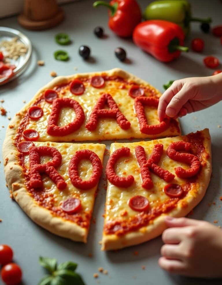 20 Unique Father's Day Pizza Recipes Kids Will Love to Customize
