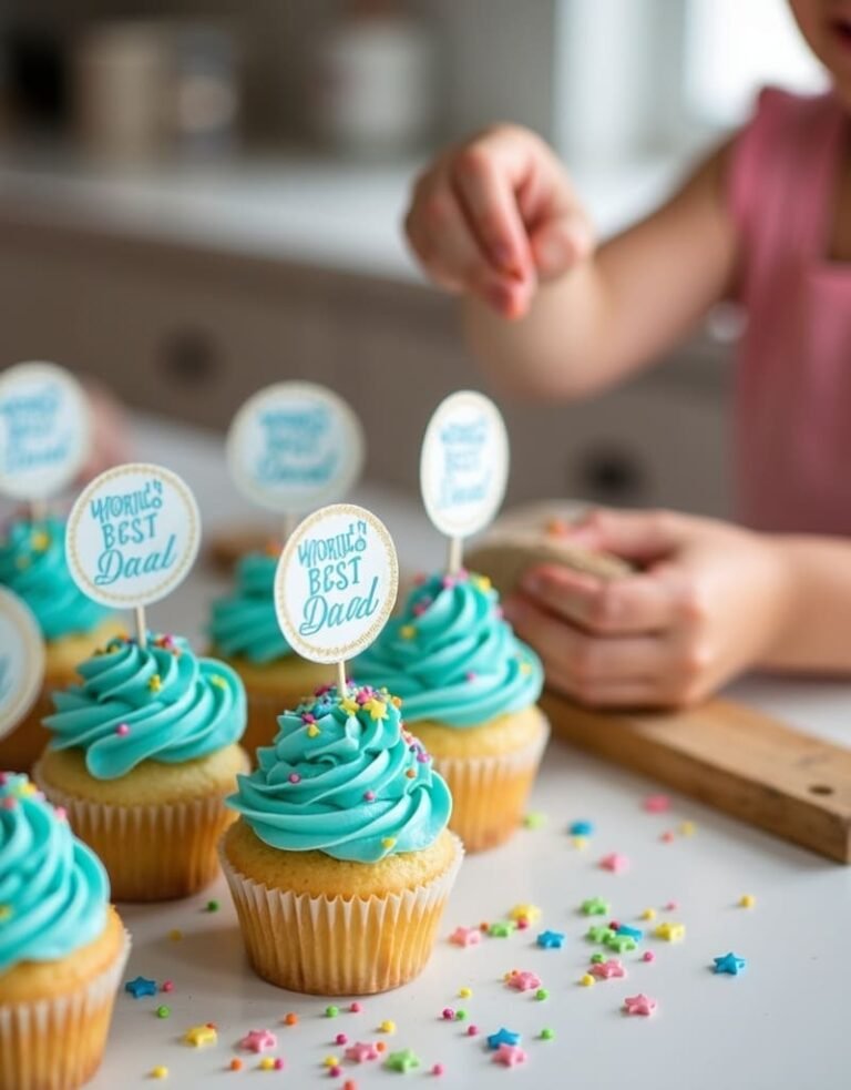20 Personalized Father's Day Desserts with Kids' Creative Touches